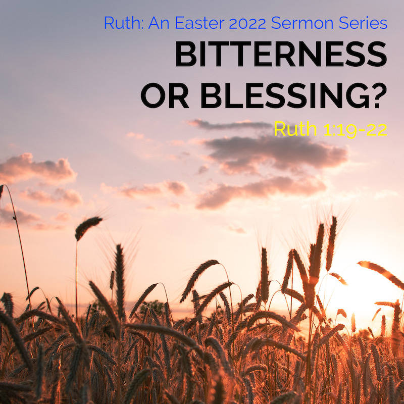 Bitterness or Blessing? (Ruth 1:19-22) - Northminster Evangelical ...